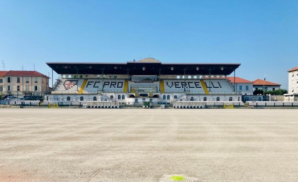 Pro Vercelli, conclusa la prima fase di lavori allo stadio "Silvio ...