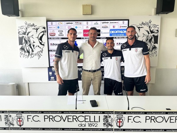 Pro Vercelli, la presentazione ufficiale di Camigliano, Petrella e ...